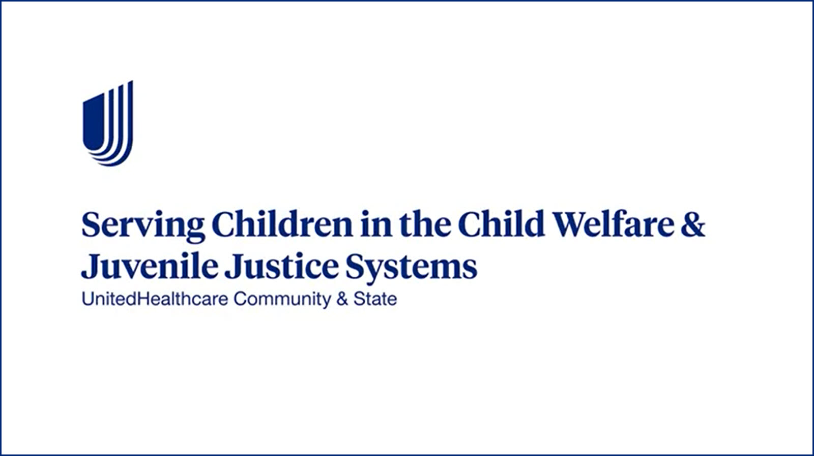 Serving children in the child welfare & juvenile justice systems ...